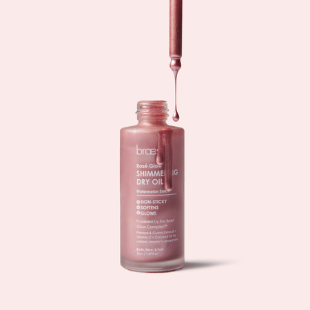 Rosé Glow Shimmering Dry Oil — Watermelon Sorbet | Braes Egypt